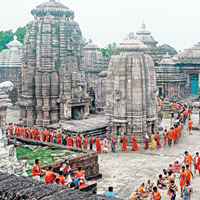 Lingaraj Temple Bhubaneswar, Attractions of The Lingaraj Temple